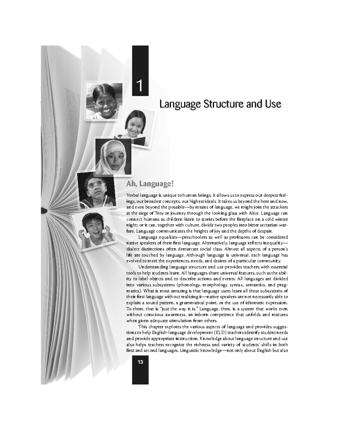Diaz Rico SE 01 - Notes - Language Structure and Use Ah, Language ...