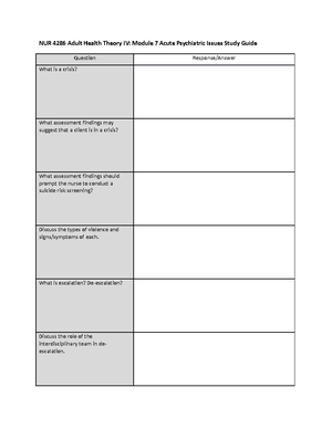 Module 2 ARDS Online CASE Study - 8-2 Acute Respiratory Distress ...
