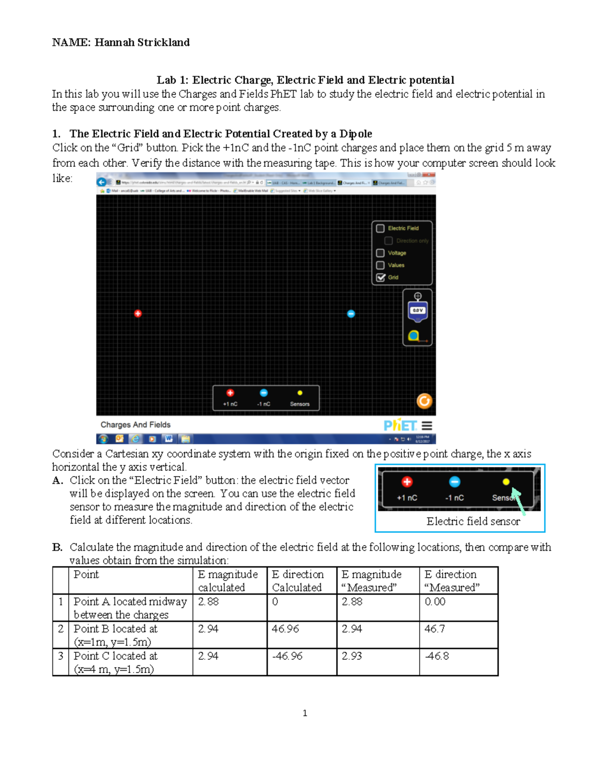 Lab 1 Worksheet Final Copy - Warning: TT: undefined function: 32 NAME ...
