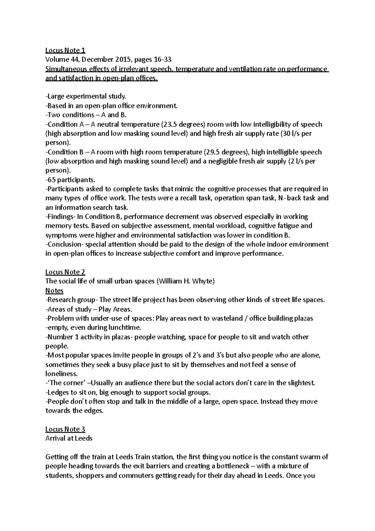 Locus Note 1 - Grade: B+ - Locus Note 1 Volume 44, December 2015, pages ...