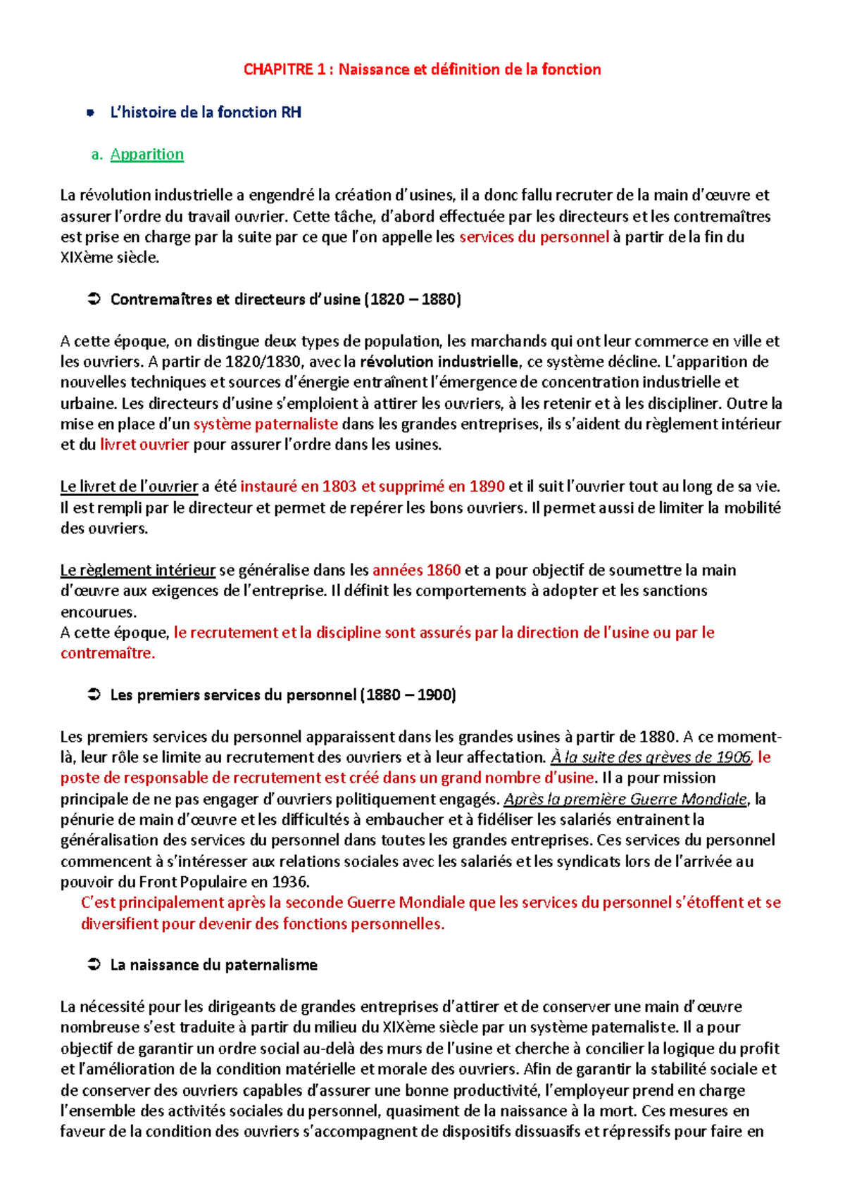 Cours L3 Intro à la GRH - Warning: TT: undefined function: 32 Warning: TT: undefined function ...