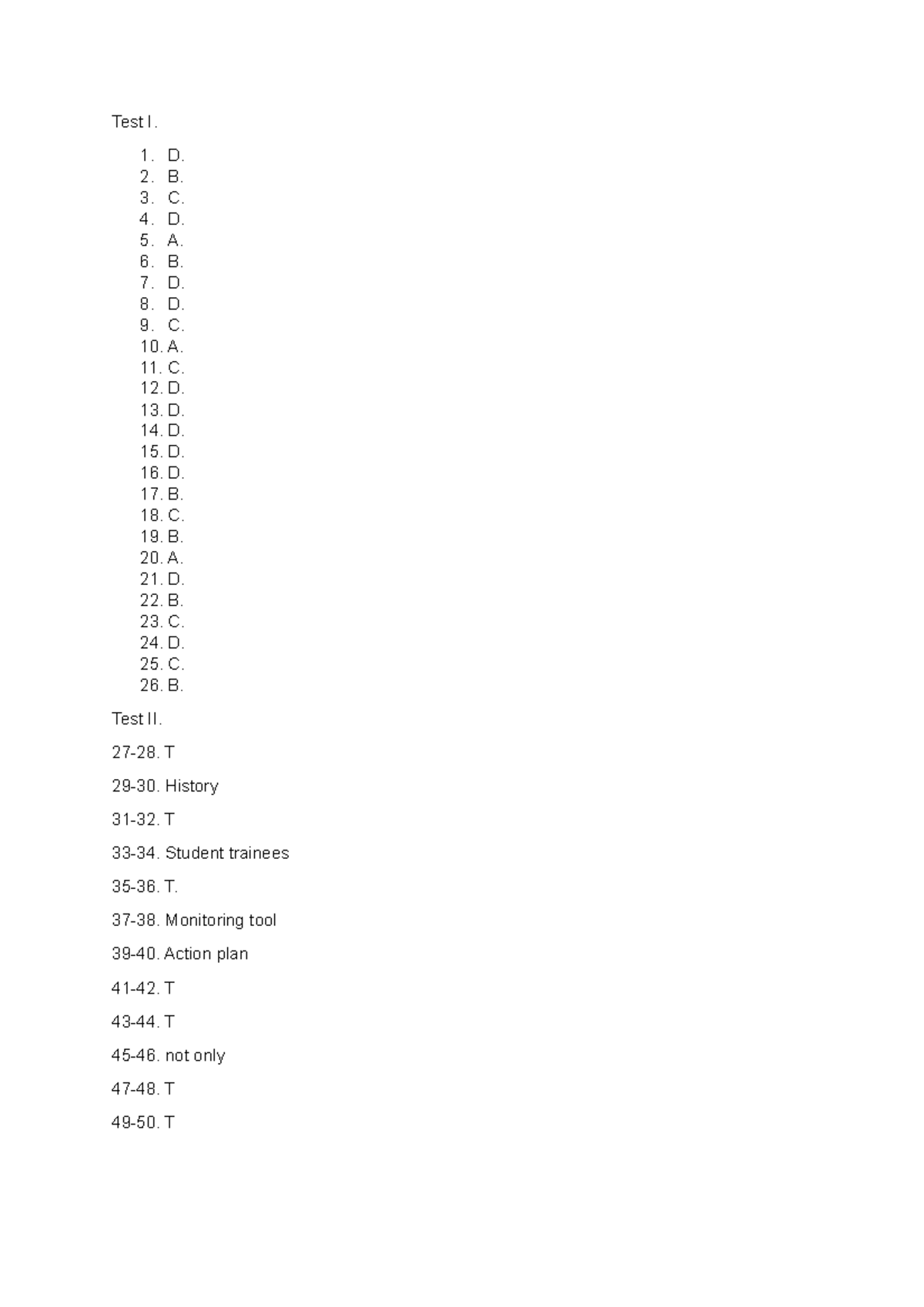 NSTP CWTS - dsd - Test I. D. B. C. D. A. B. D. D. C. A. C. D. D. D. D ...