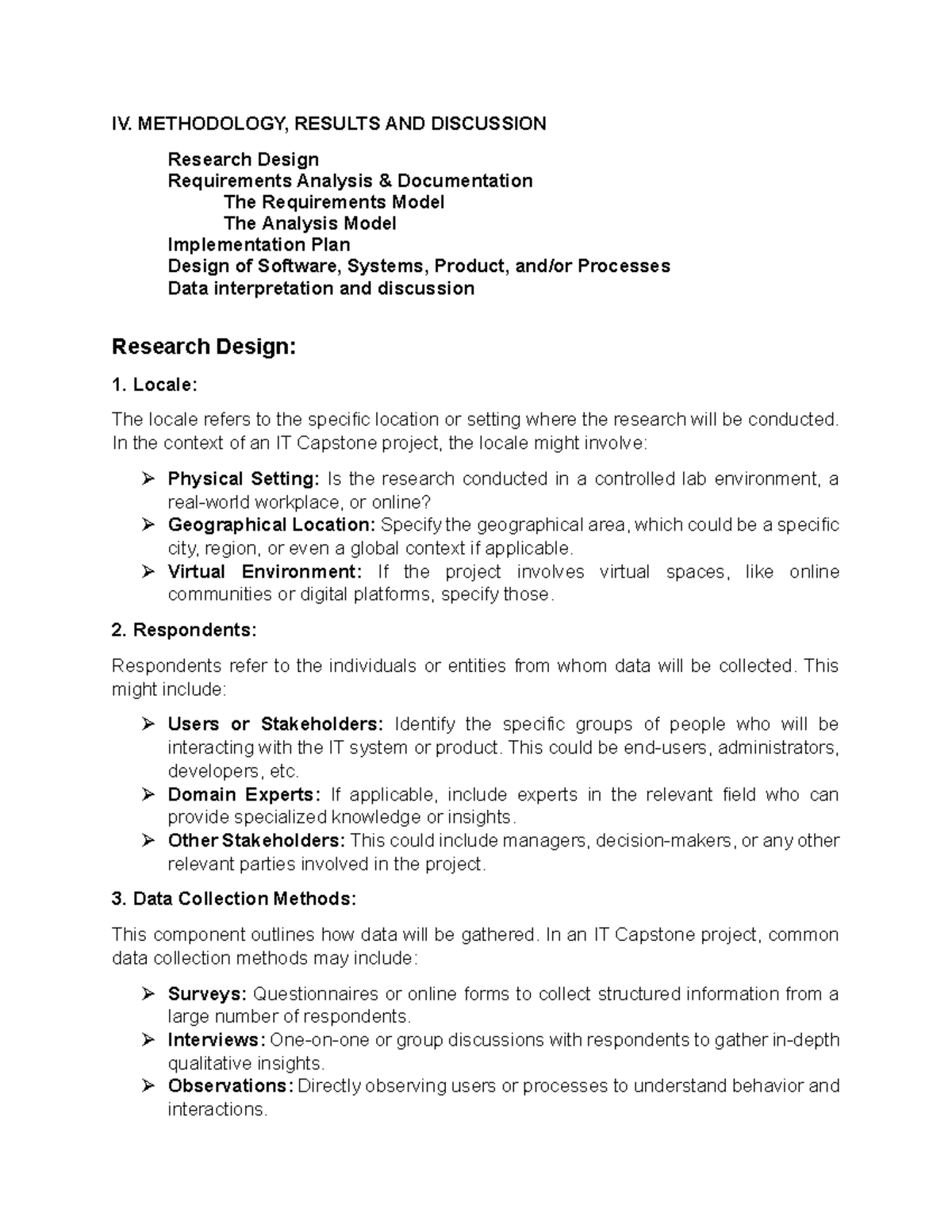 IV Methodology Results AND Discussion - IV. METHODOLOGY, RESULTS AND ...