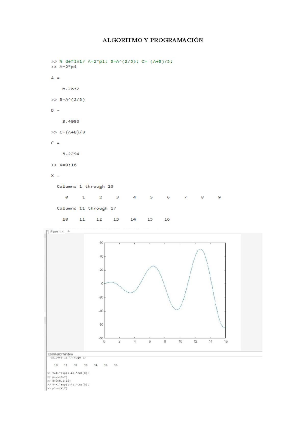 CLASE DE MATLAB - Programacion - ALGORITMO Y PROGRAMACIÓN CLASE 3 DEL MODULO 3 DE ALGORITMO Y ...