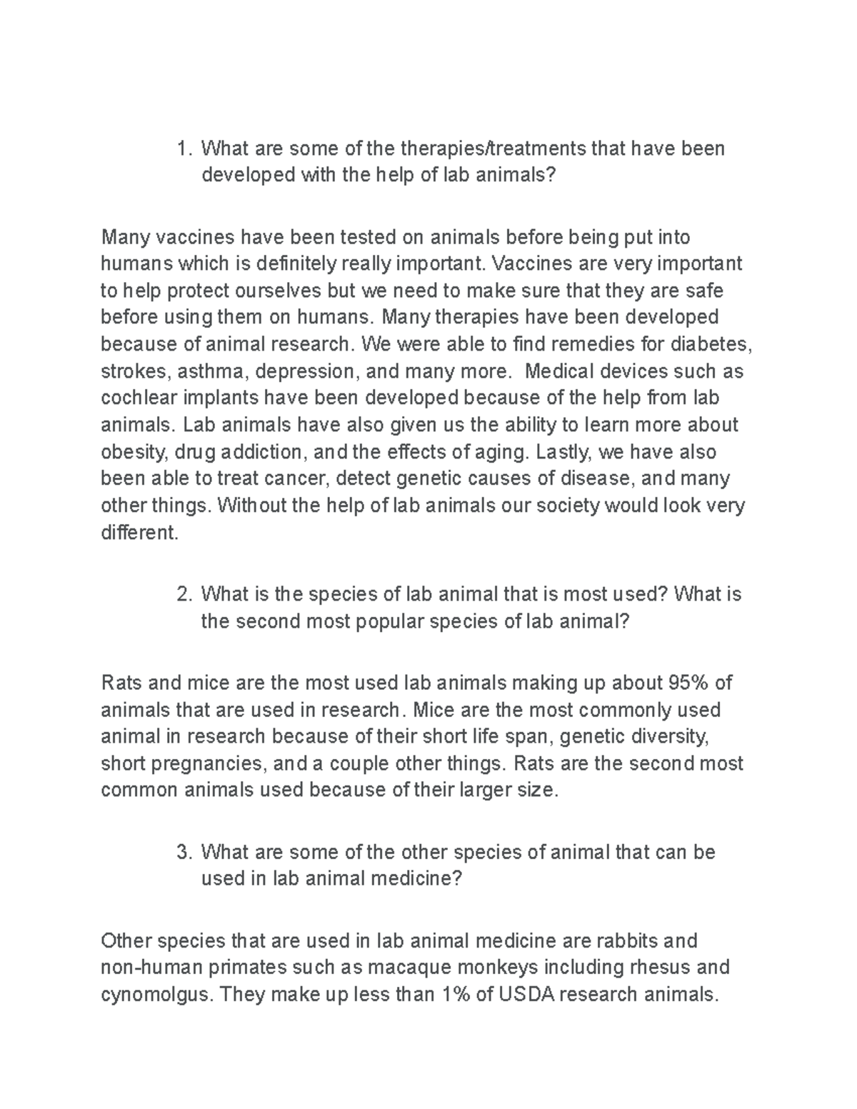 AVS guided notes 3 6 - What are some of the therapies/treatments that ...