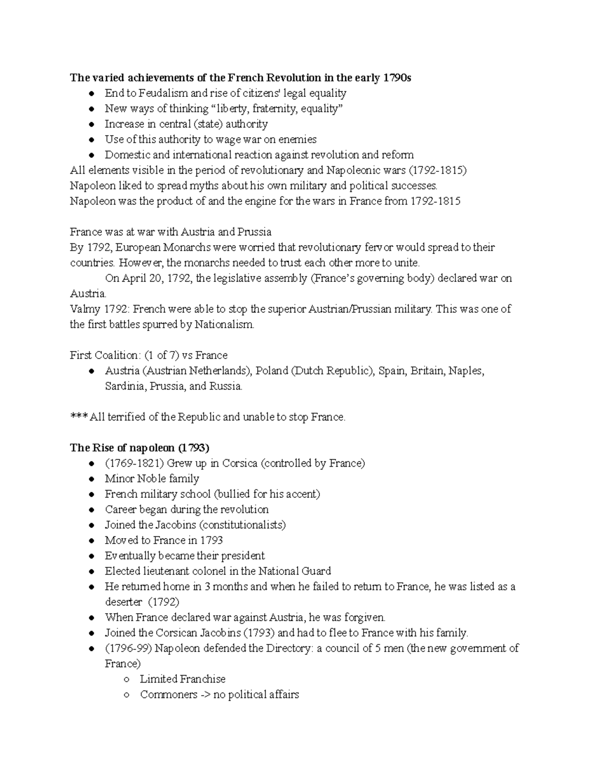 The french Empire of Rights - The varied achievements of the French ...