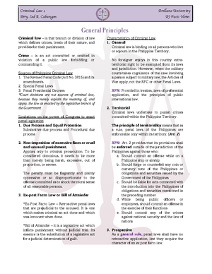 Prescription of Action AJP Notes - Actions Prescriptive Period Notes ...