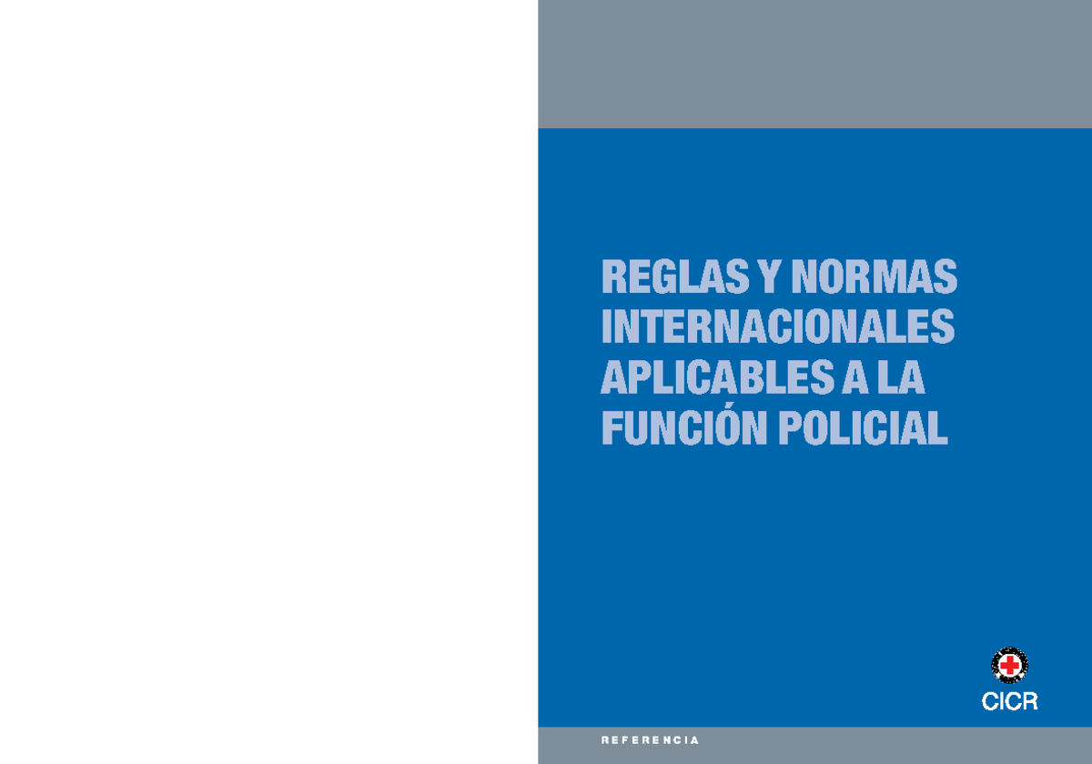 Reglas normas internacionales - R E F E R E N C I A REGLAS Y NORMAS ...