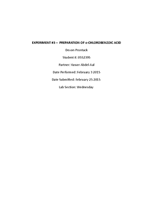 Claisen Condensation - Lab - EXPERIMENT #4—The Claisen Condensation ...