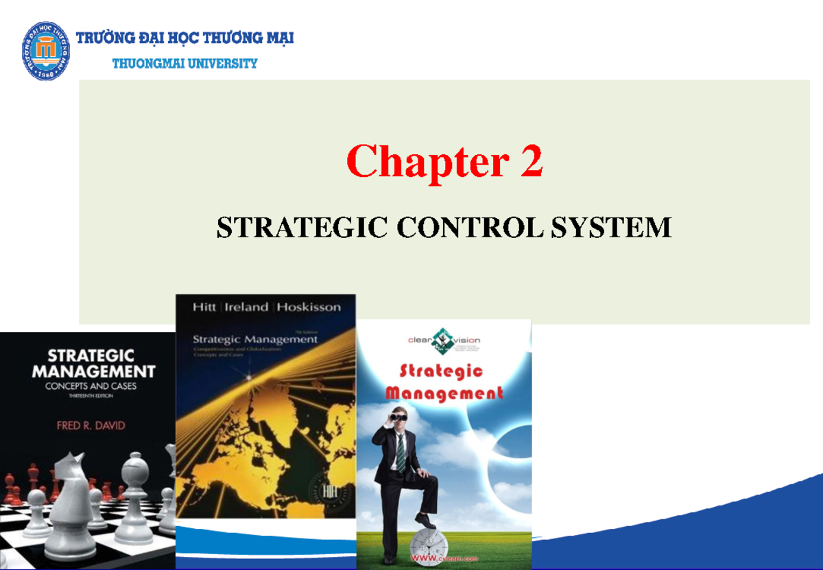 Chapter 2 - STRATEGIC CONTROL AND INTELLIGENCE ECONOMY - Chapter 2 ...