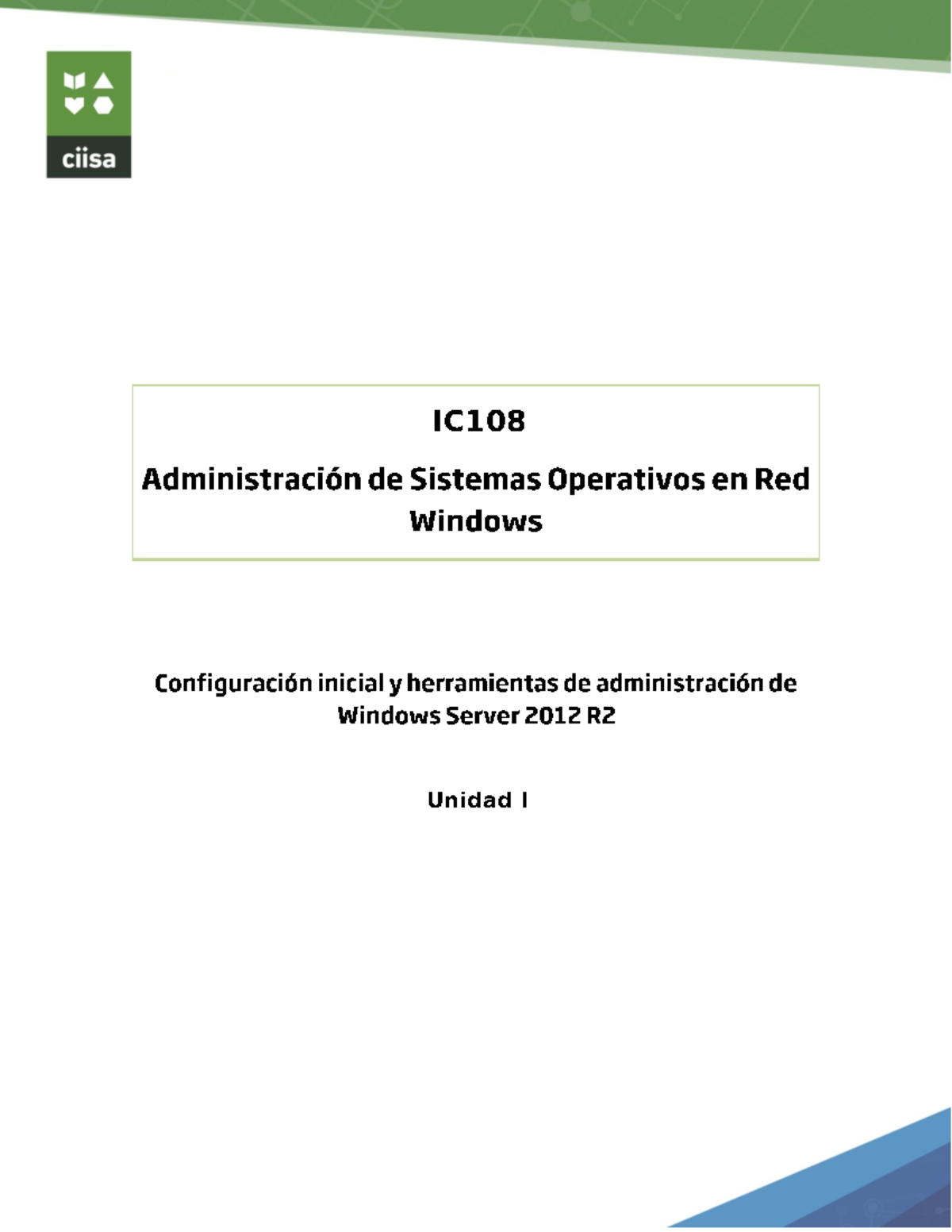 Información unidad 1 parte 2 - Programación Avanzada - IC Unidad I ...