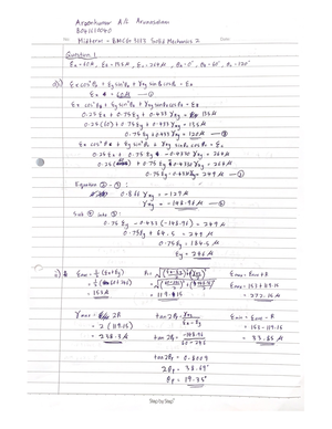 Tut 2 Cylinder - solid exercise - FAKULTI KEJURUTERAAN MEKANIKAL ...