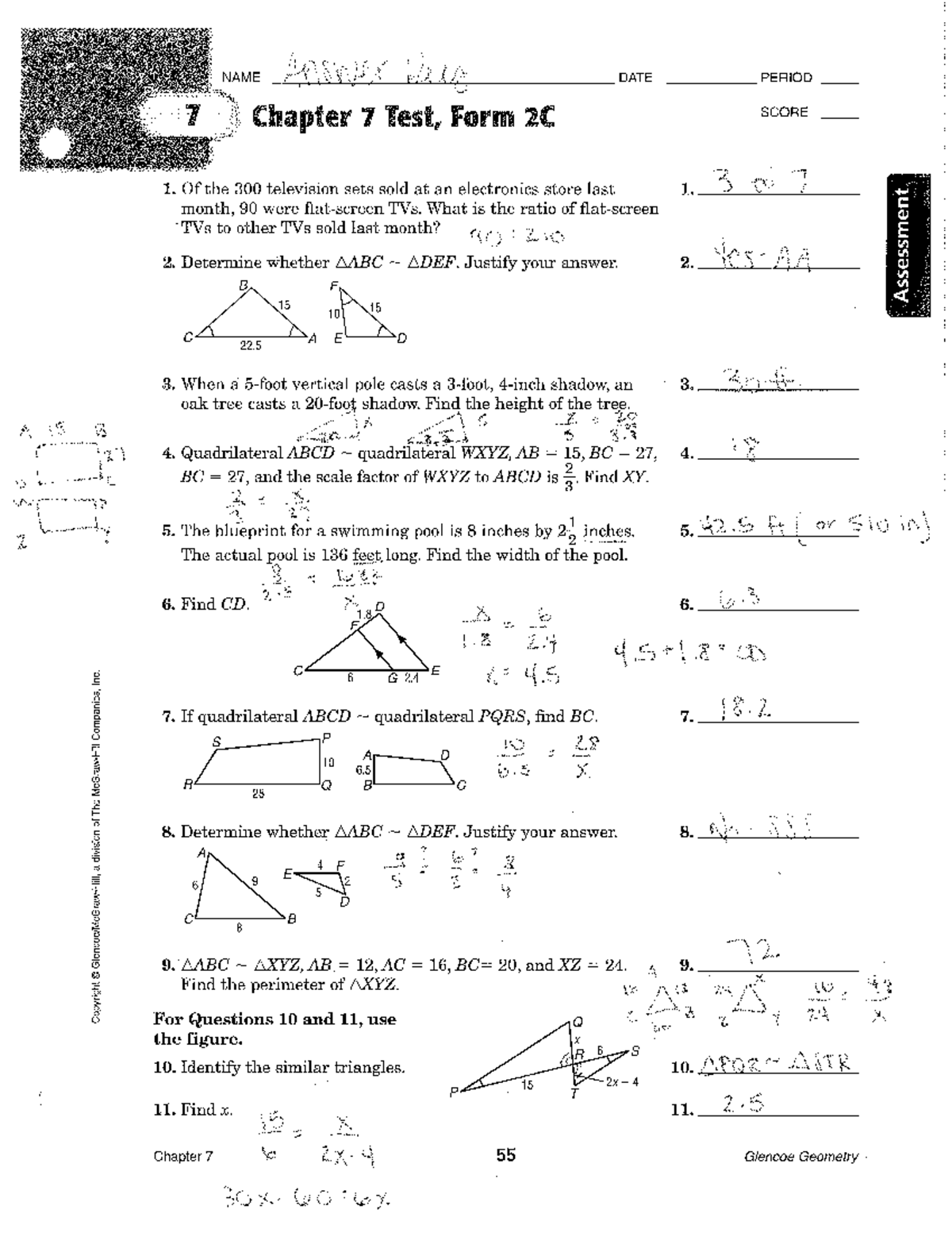 G Ch 7 Practice Test Answer Key MATH115 ELAC Studocu g-ch-7-practice-test-answer-key-math115-elac-studocu