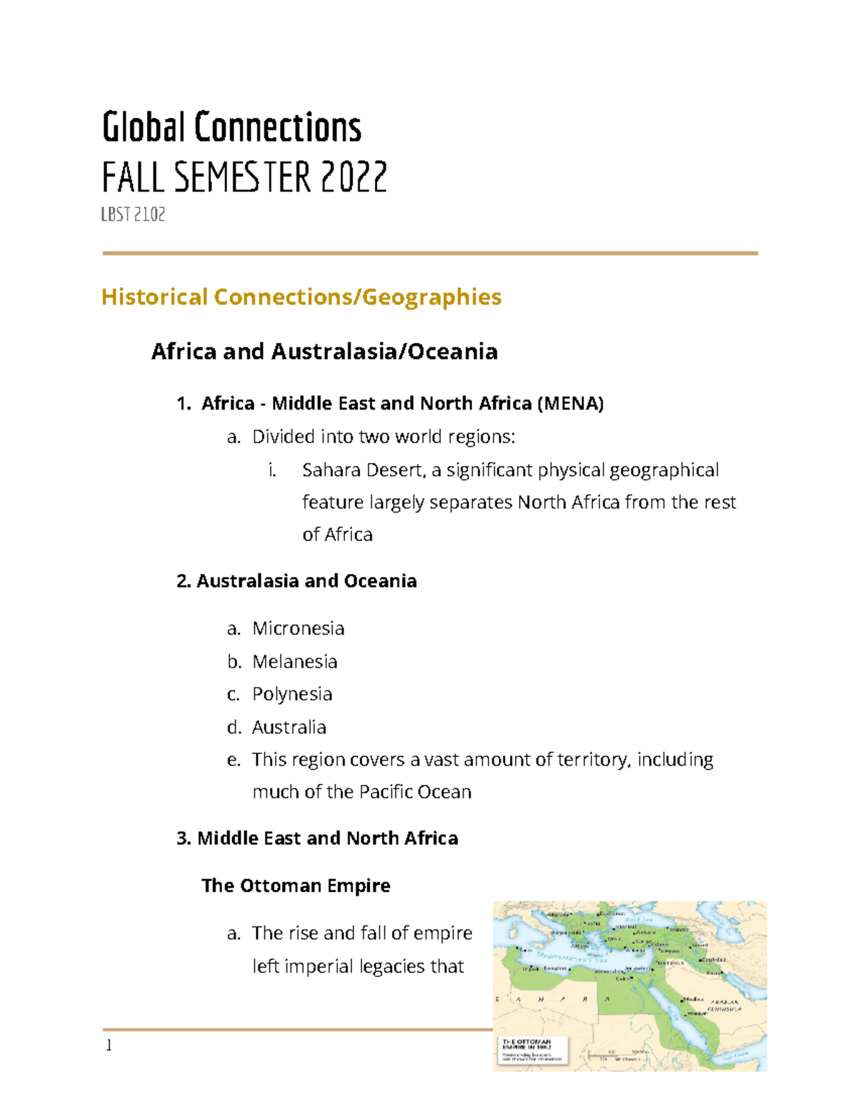 Global Connections Part 3 Study Guide - Global Connections FALL SEMTER ...