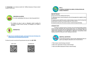 UNIT-6- Learner- Centered- Pedagogy Booklet - REFERENCES: google/amp/s ...