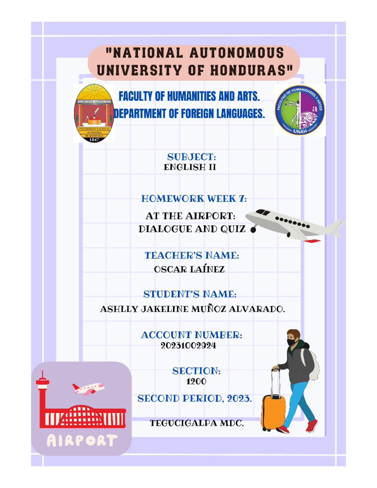 AT THE Airport - Ingles 2 - Inglés II - AT THE AIRPORT: DIALOGUE AND ...