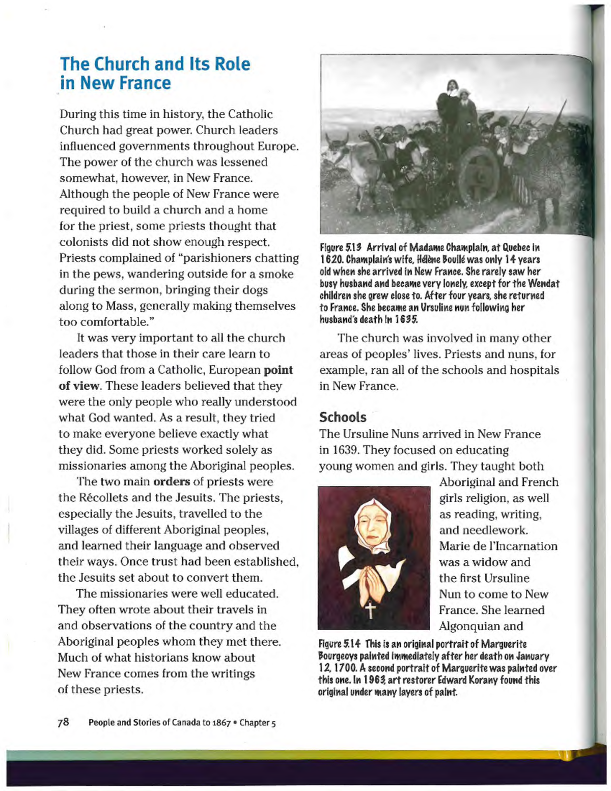 The role of the Church in New France - The Church and Its Role in New ...