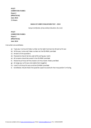 Lecture 5 Notes - Advanced Web Based Application Development Lecture 5 ...