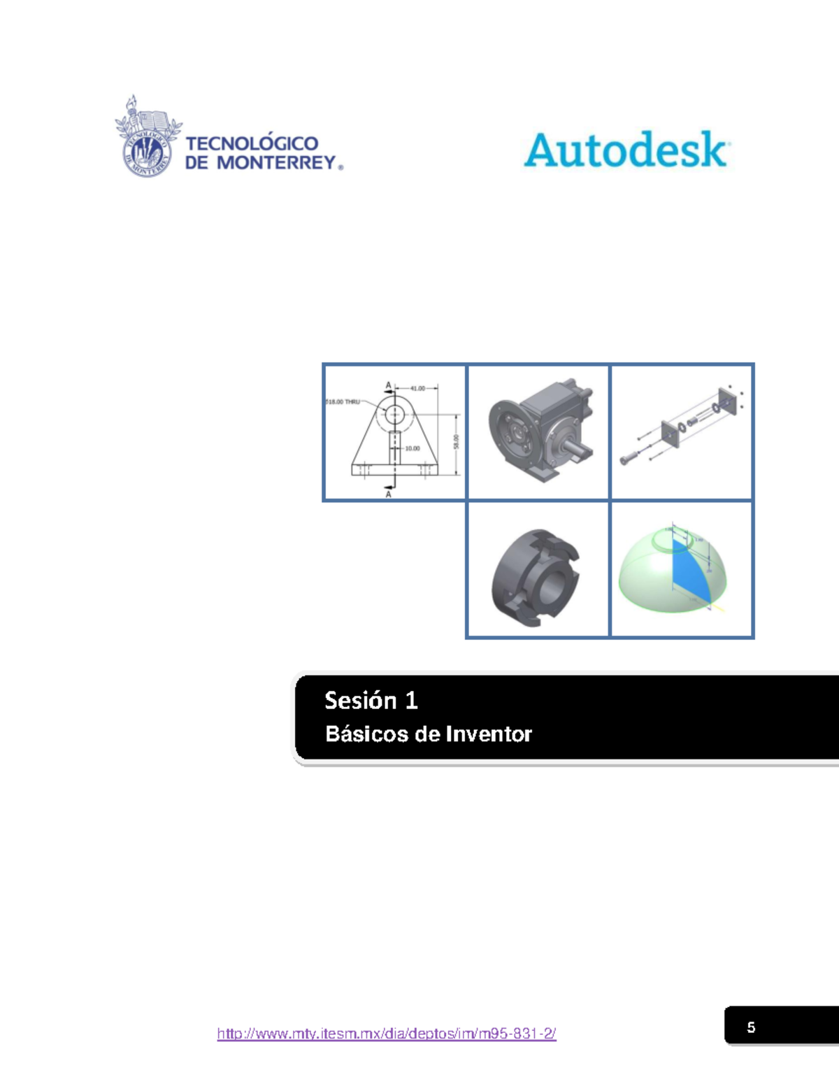 139617846 Ejercicios Basicos Inventor - Sesión 1 Básicos de Inventor ...