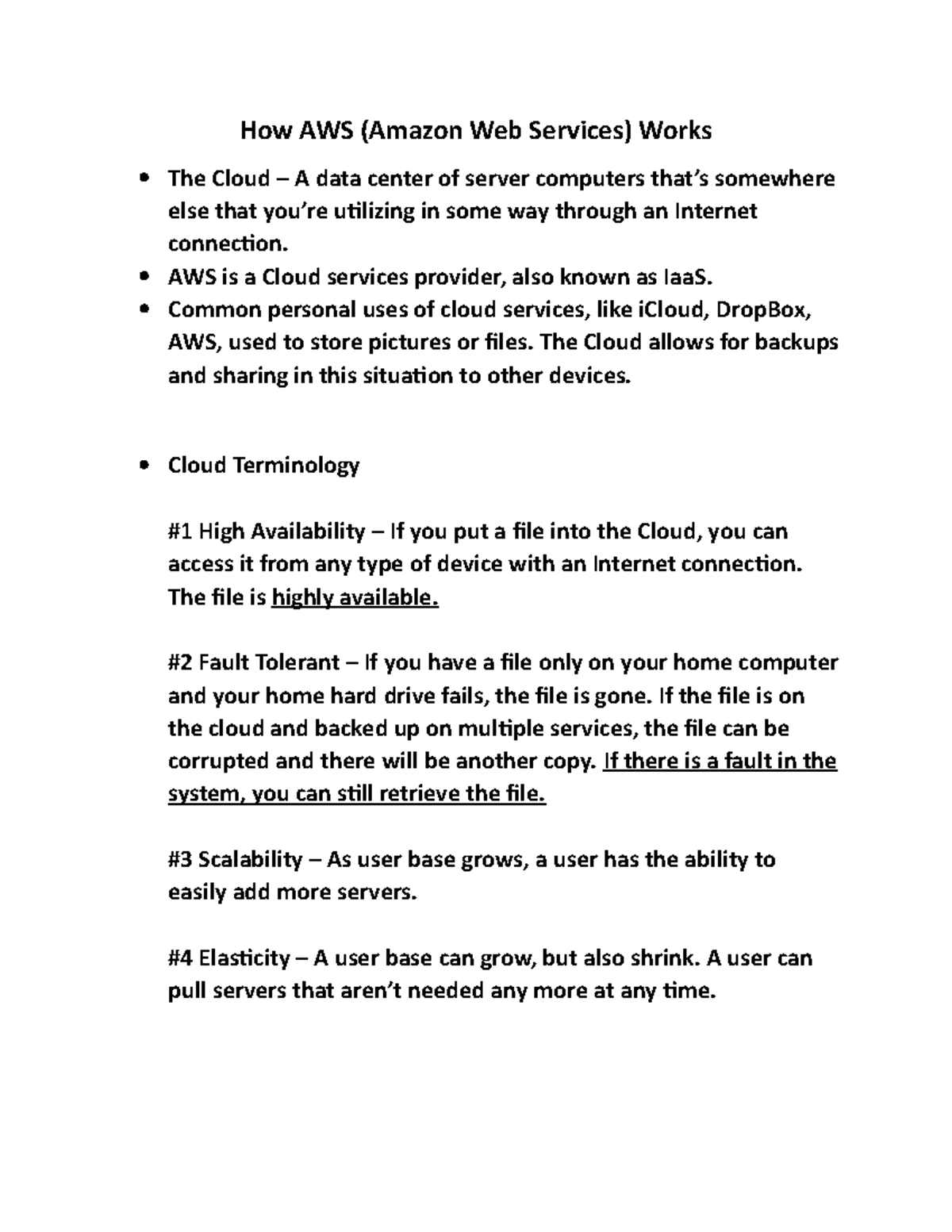 How AWS (Amazon Web Services) Works - AWS is a Cloud services provider ...