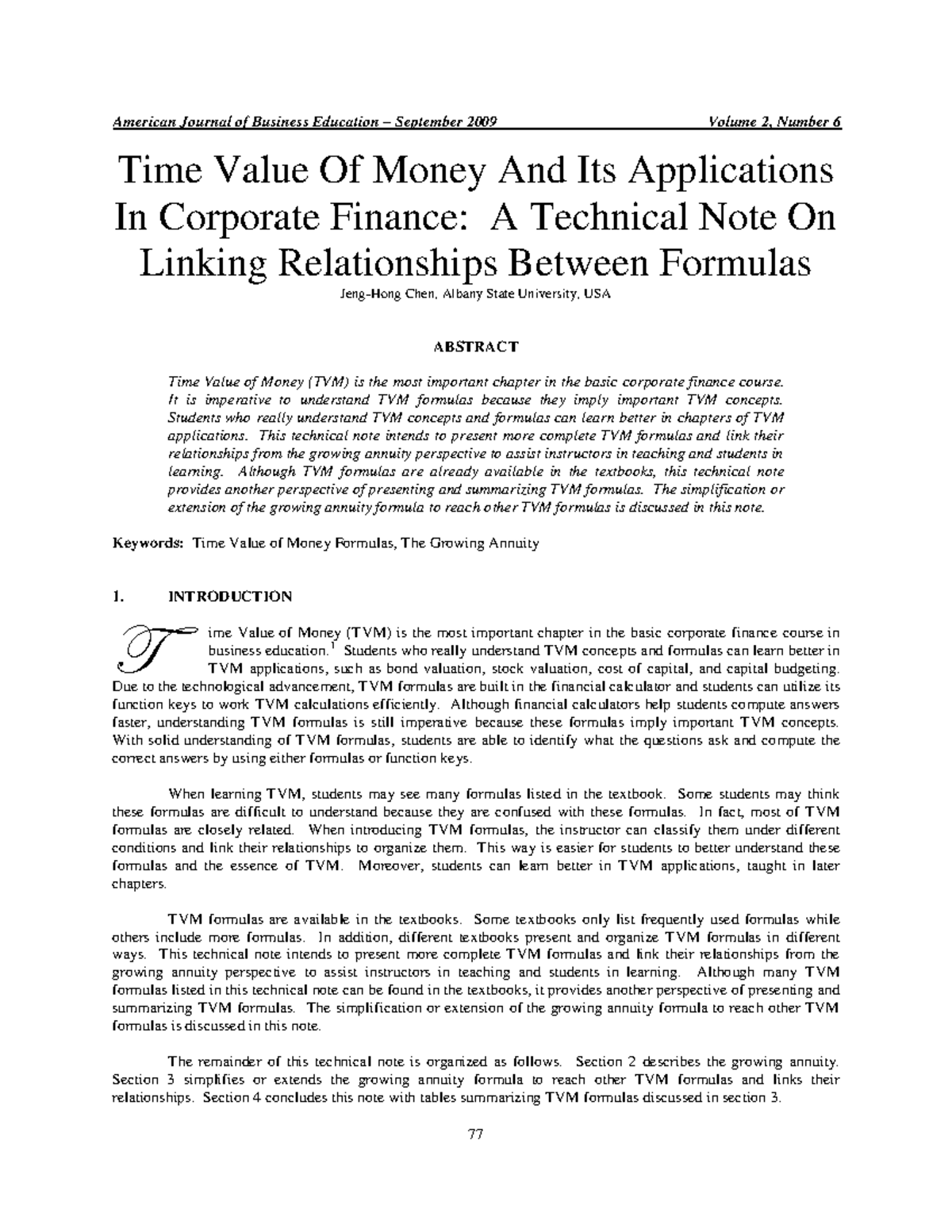 Time value formulas - Time Value Of Money And Its Applications In ...