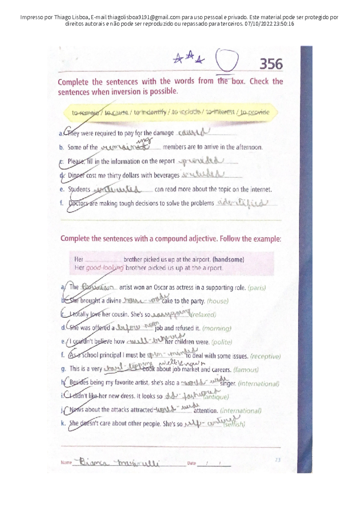 W12 Reviews 9 E 10 - wizard - Inglês - Studocu