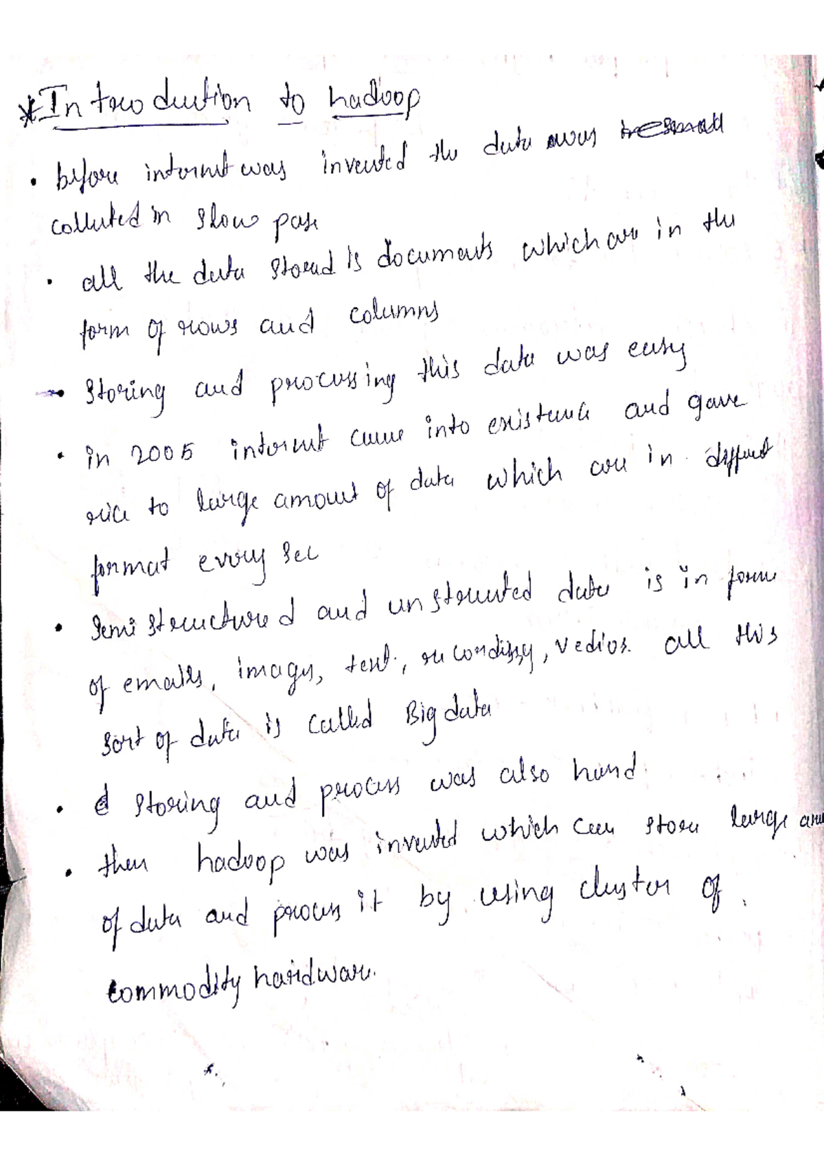 BDA unit 3 - Computer Science and Engineering (Data Science) - Studocu