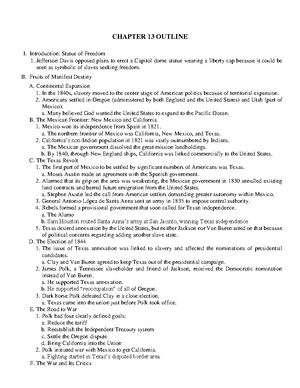 CH12- Manifest Destiny - CH 12- Manifest Destiny Manifest Destiny- A ...