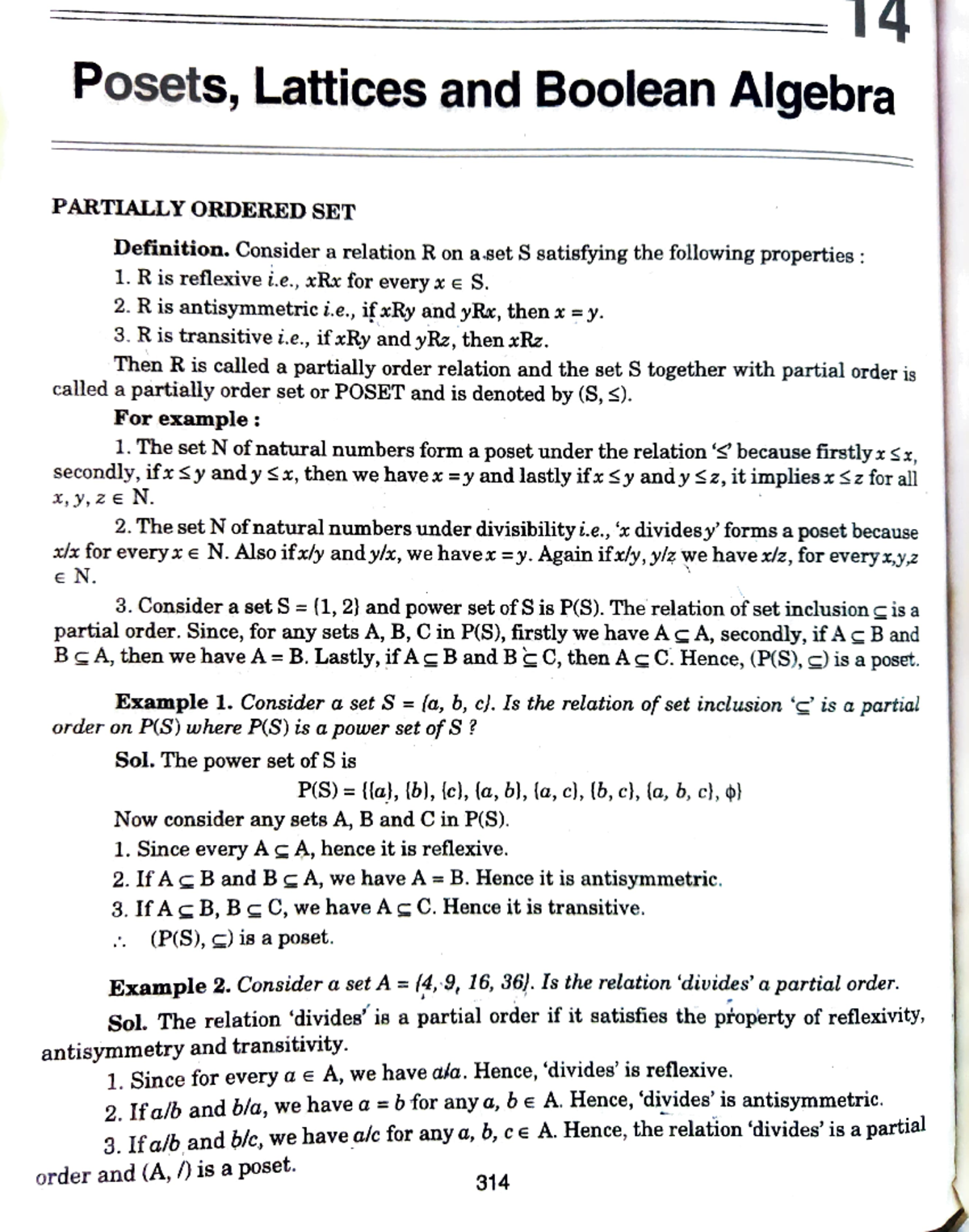 Poset And Elements Assignment Posets Lattices And Boolean Algebra Partially Ordered Set