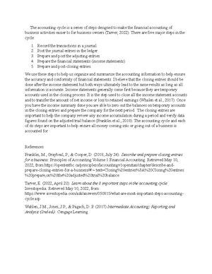 Acc 315 Project Two Accounts Payable Process Review Analysis With