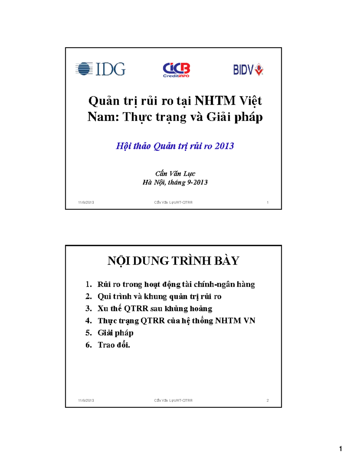 Qun tr ri ro ti NHTM Vit Nam Thc ?t - Quҧn trị rӫi ro tҥi NHTM Việt Nam: Thực trҥng và Giҧi pháp ...