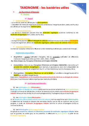 Description macro des bactéries - 1 TP n°3 : Observation macroscopique ...