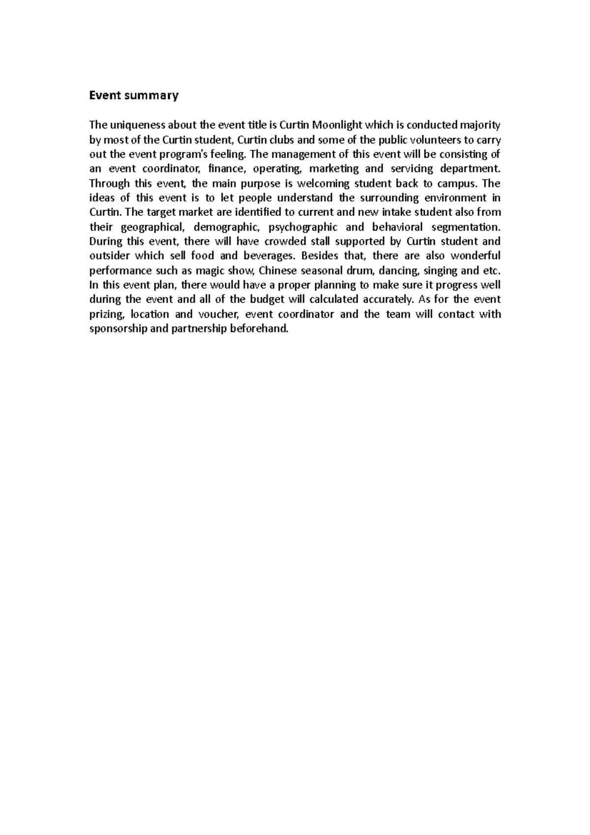 Event summary - no discriptionno discription - Event summary The ...