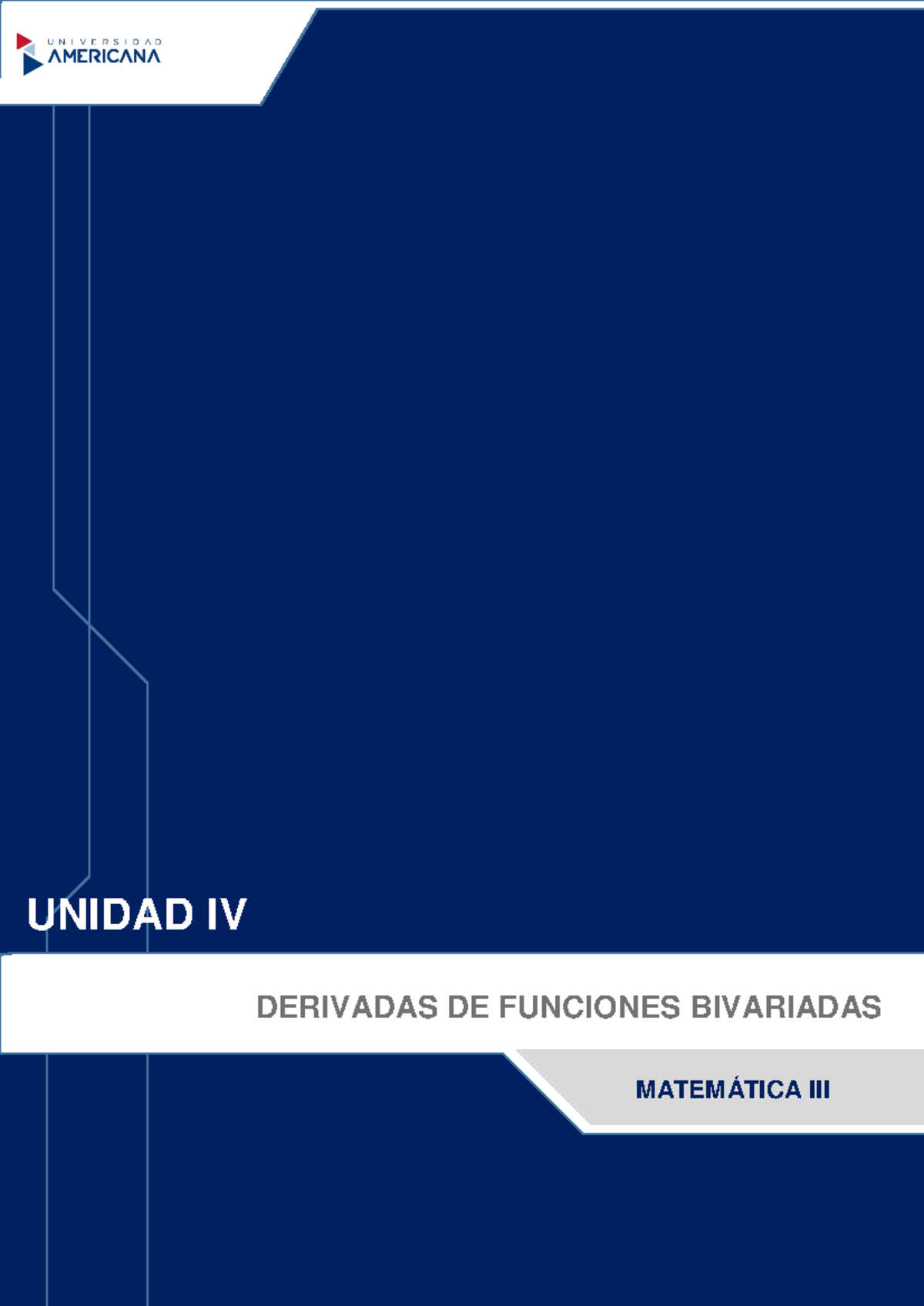 U4 Matem%C3%A1tica3 - ........... - UNIDAD IV MATEMÁTICA III DERIVADAS ...