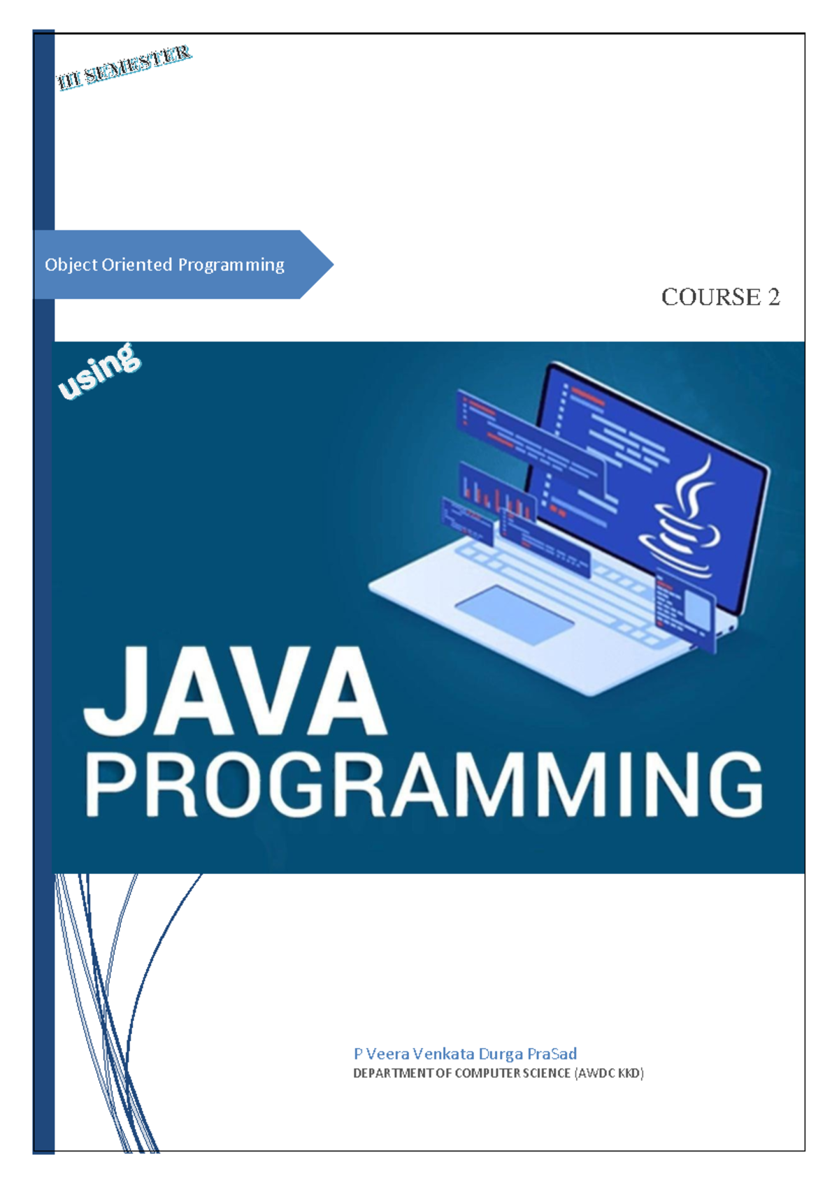 Data Science Java Complete Notes Object Oriented Programming Course 2