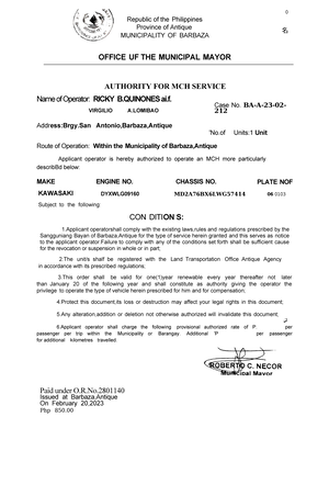 Lomibao MEMO - English work and assignment - MEMO TO ALL STUDENT To ...