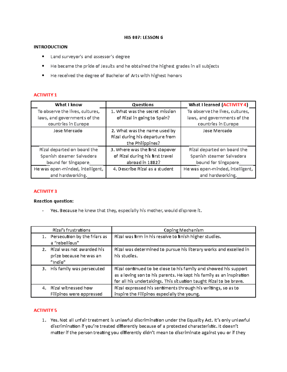 HIS 007 - Lesson 6 - HIS 007: LESSON 6 INTRODUCTION Land surveyor's and ...