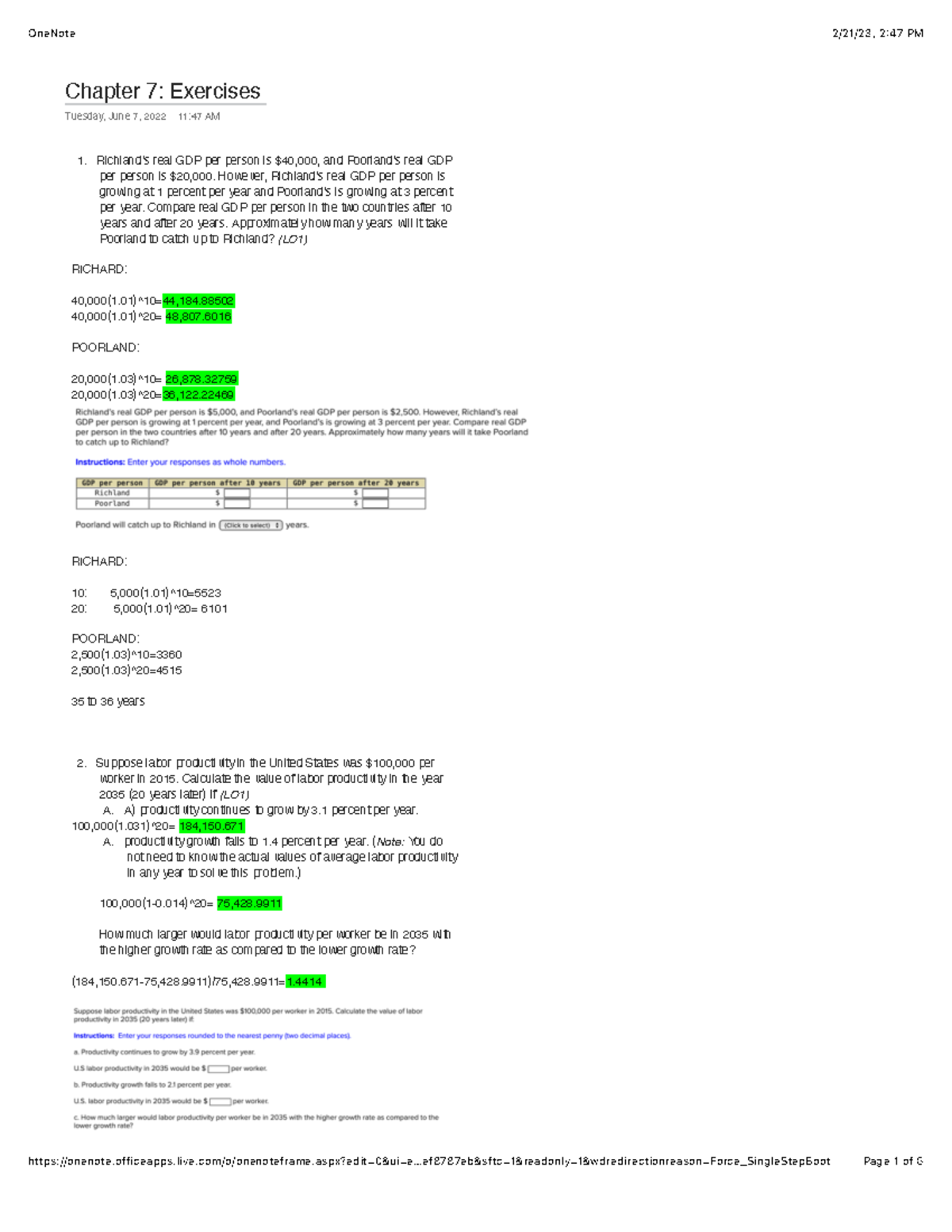 Chapter 7 Exercises - - Studocu