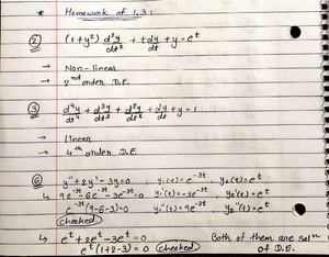 MATH 222 - Quiz 3 - Mixture and Higher Order - MATH 222 QUIZ 3 Name: 9 ...
