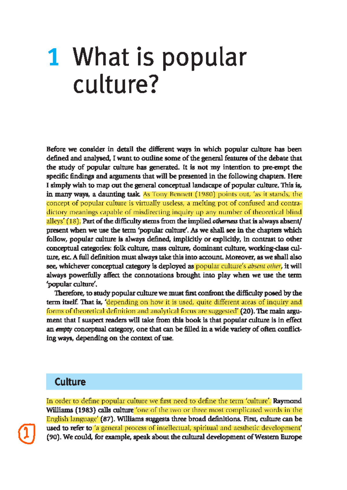 John storey pop culture - Cultural Studies - Studocu