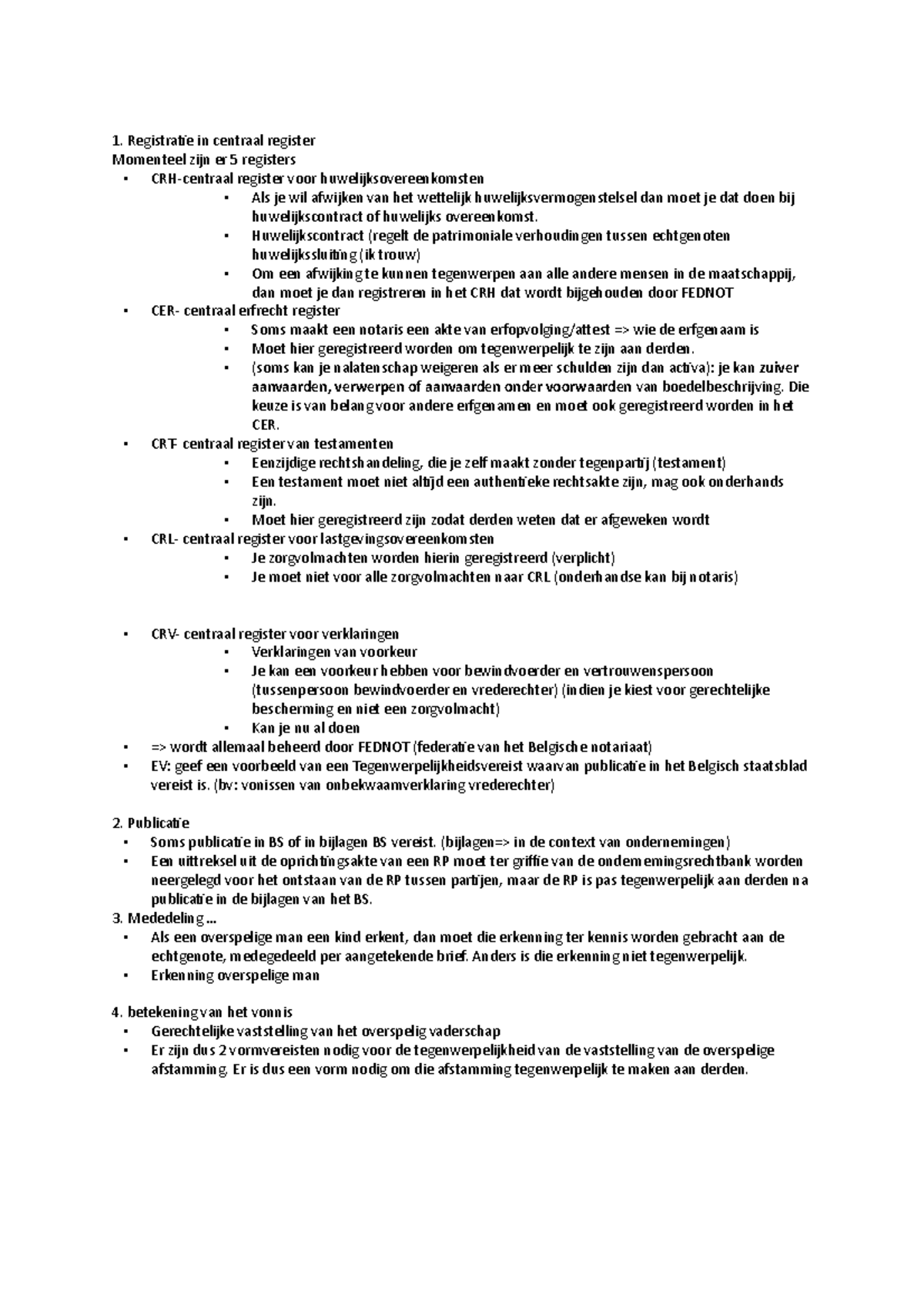 BBR tegenwerpelijkheid (registratie in registers) - Registratie in ...