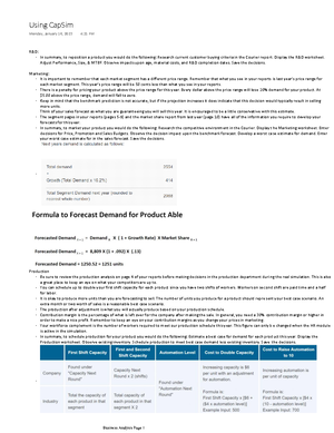 Week 5 Structured Approach to the SAR - SAR: Simulation Analysis Report ...