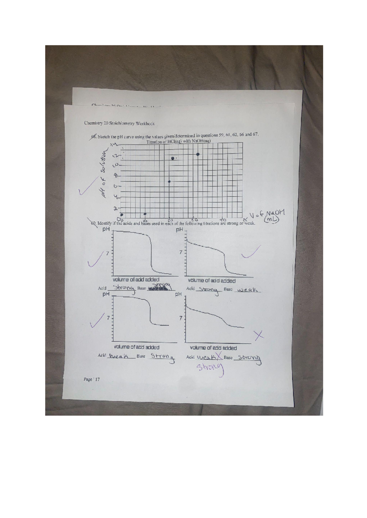Chem workbook stoich - Chemistry 20 Stoichiometry Workbook 68. Sketch ...