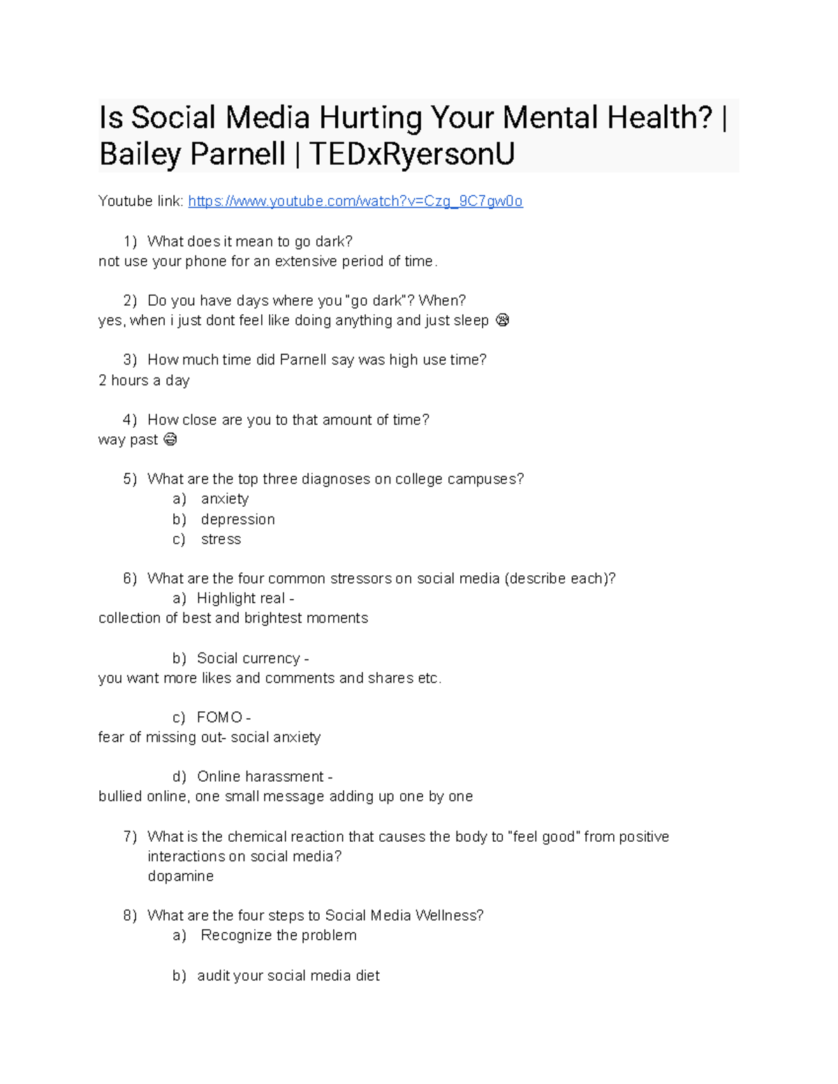 Is+Social+Media+Hurting+Your+Mental+Health +Bailey+Parnell - Is Social ...