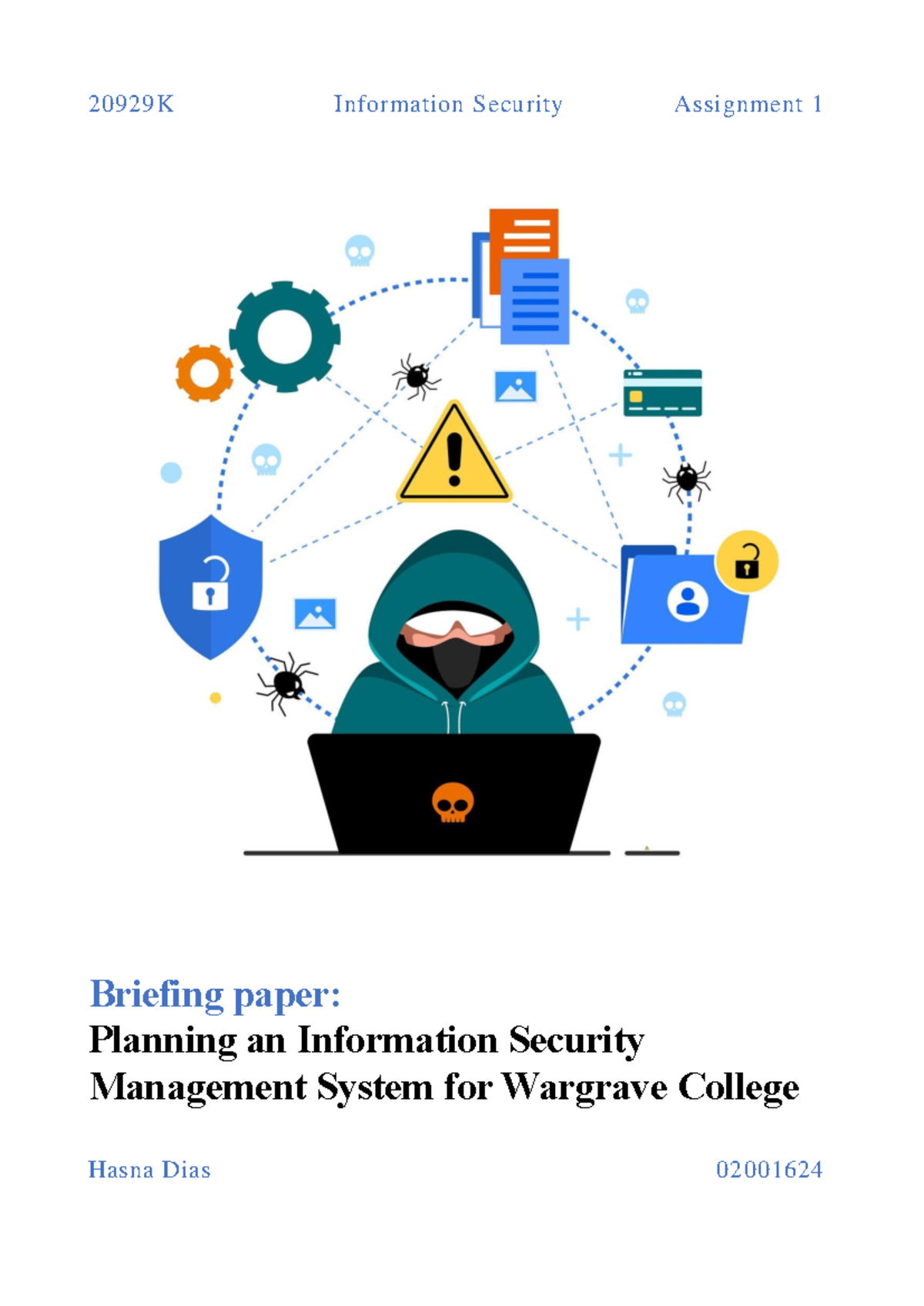 [Breifing paper] Information Security Management - 20929 K Information ...