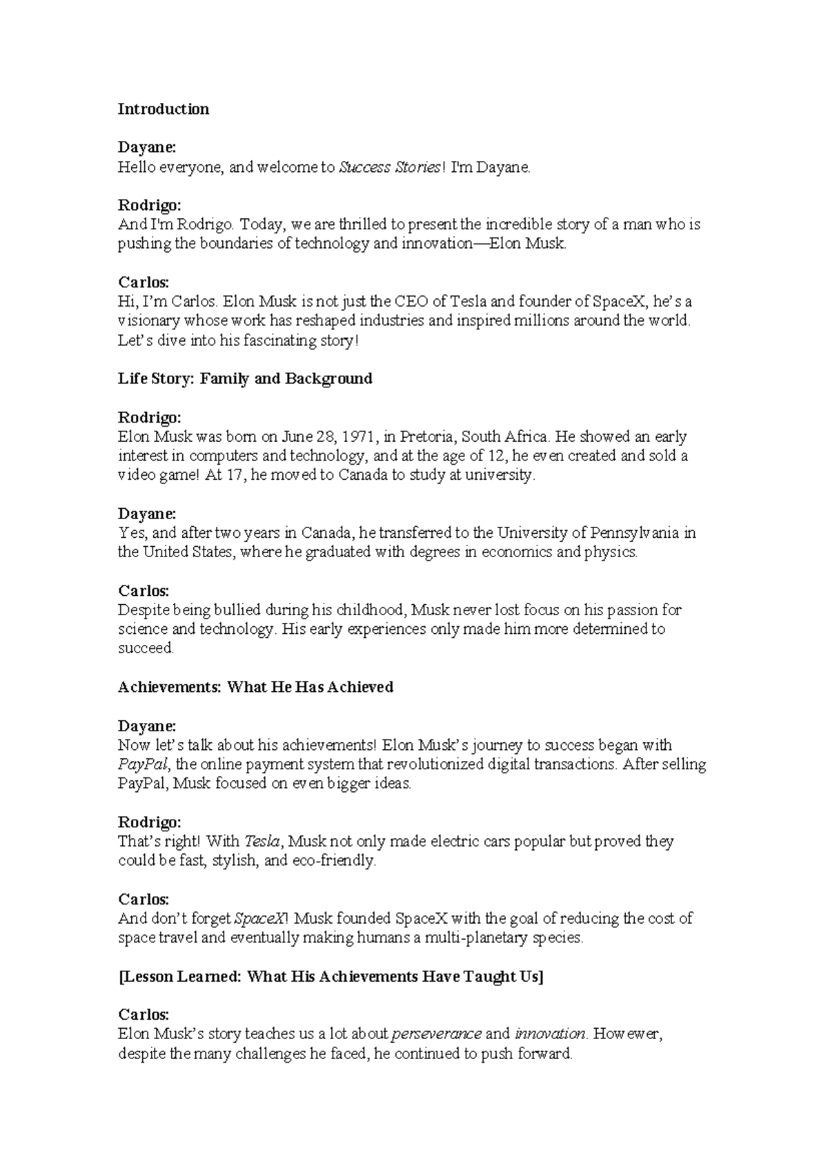 Introduction - ccc - Introduction Dayane: Hello everyone, and welcome ...