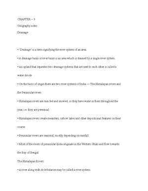 Chapter – 4 Geography Notes 1 - CHAPTER – 4 Geography notes Climate ...