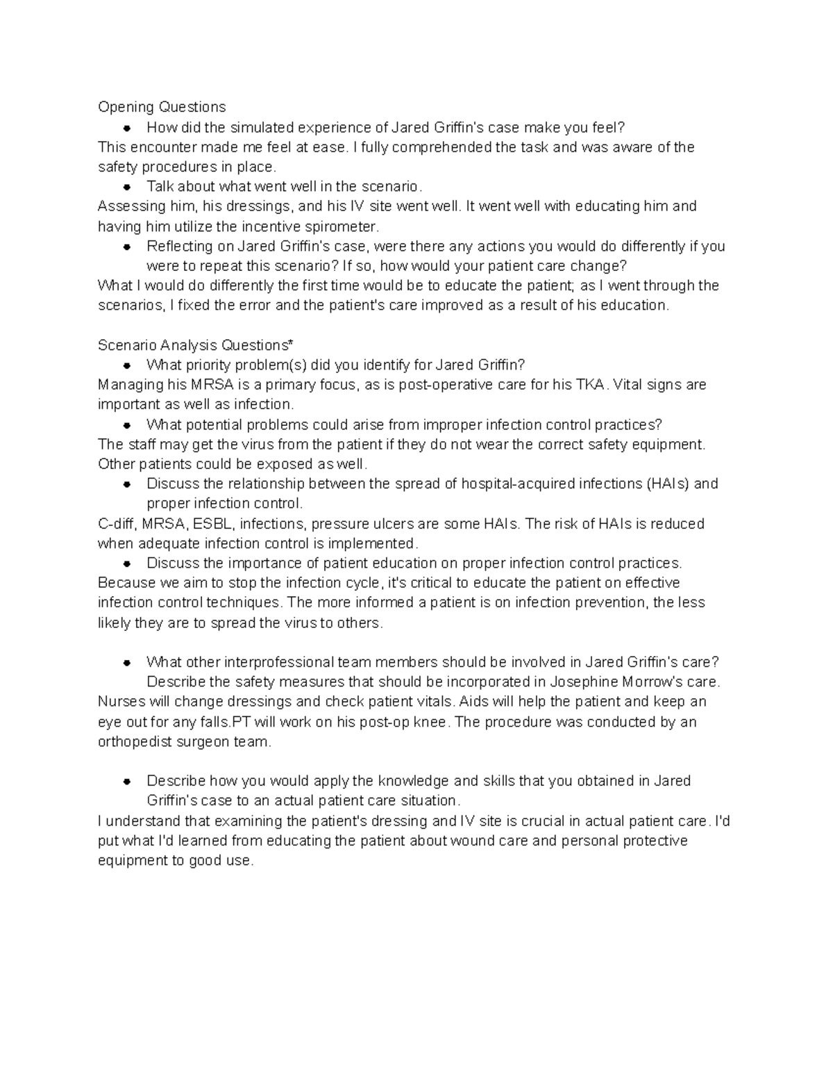 Vsim- Jared Griffin - NSG 3100 - Studocu