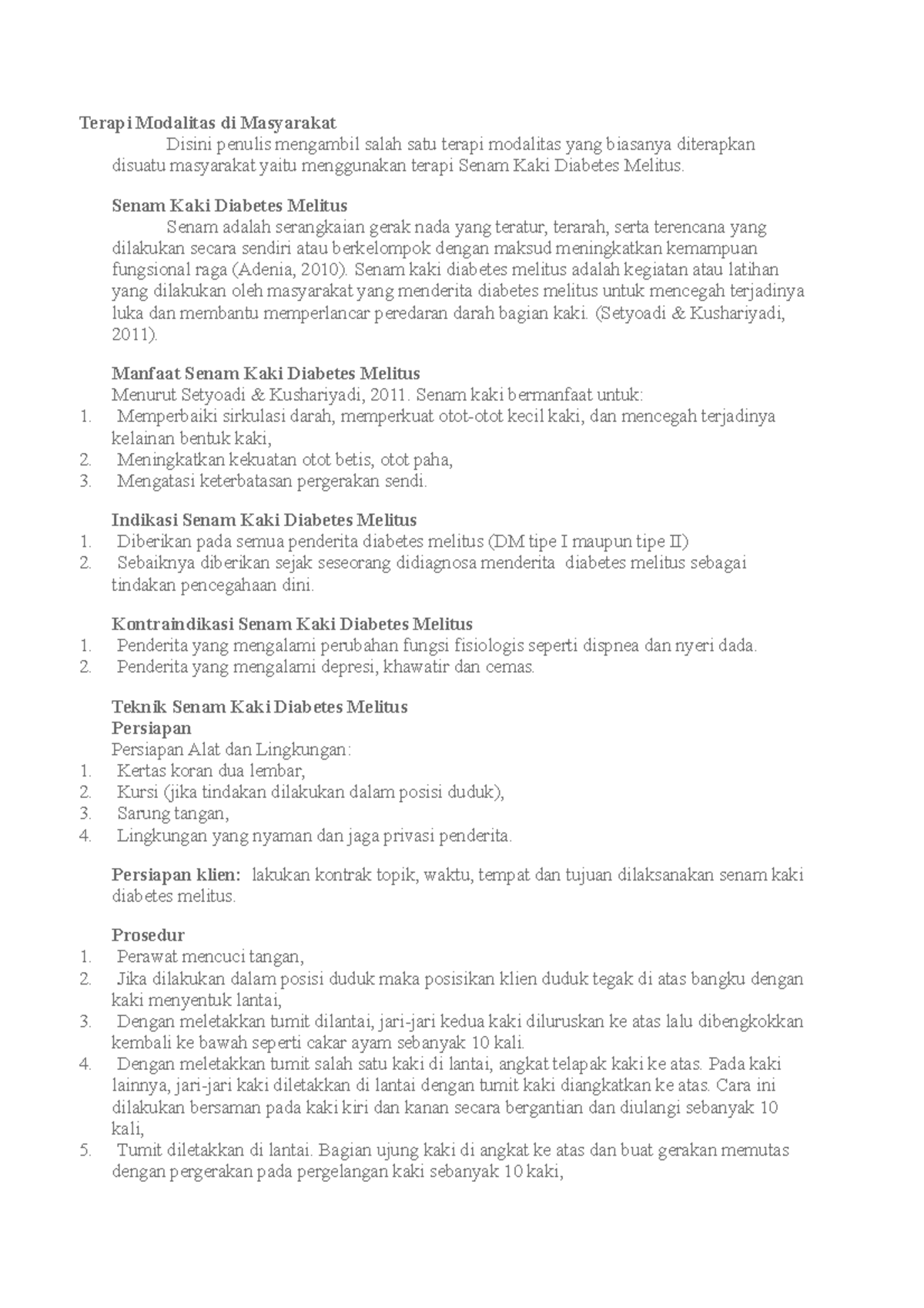 Terapi Modalitas di Masyarakat - Terapi Modalitas di Masyarakat Disini ...