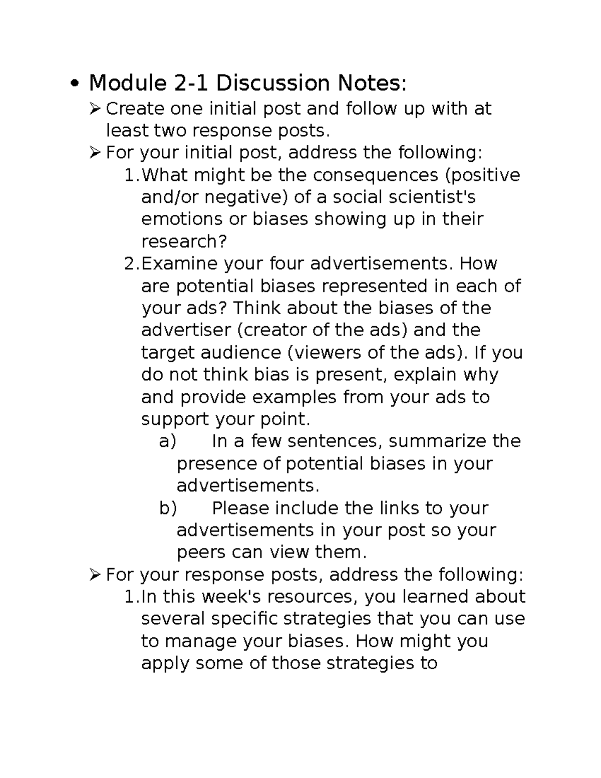 Module Two Assignments notes perspectives in social sciences - Module 2 ...